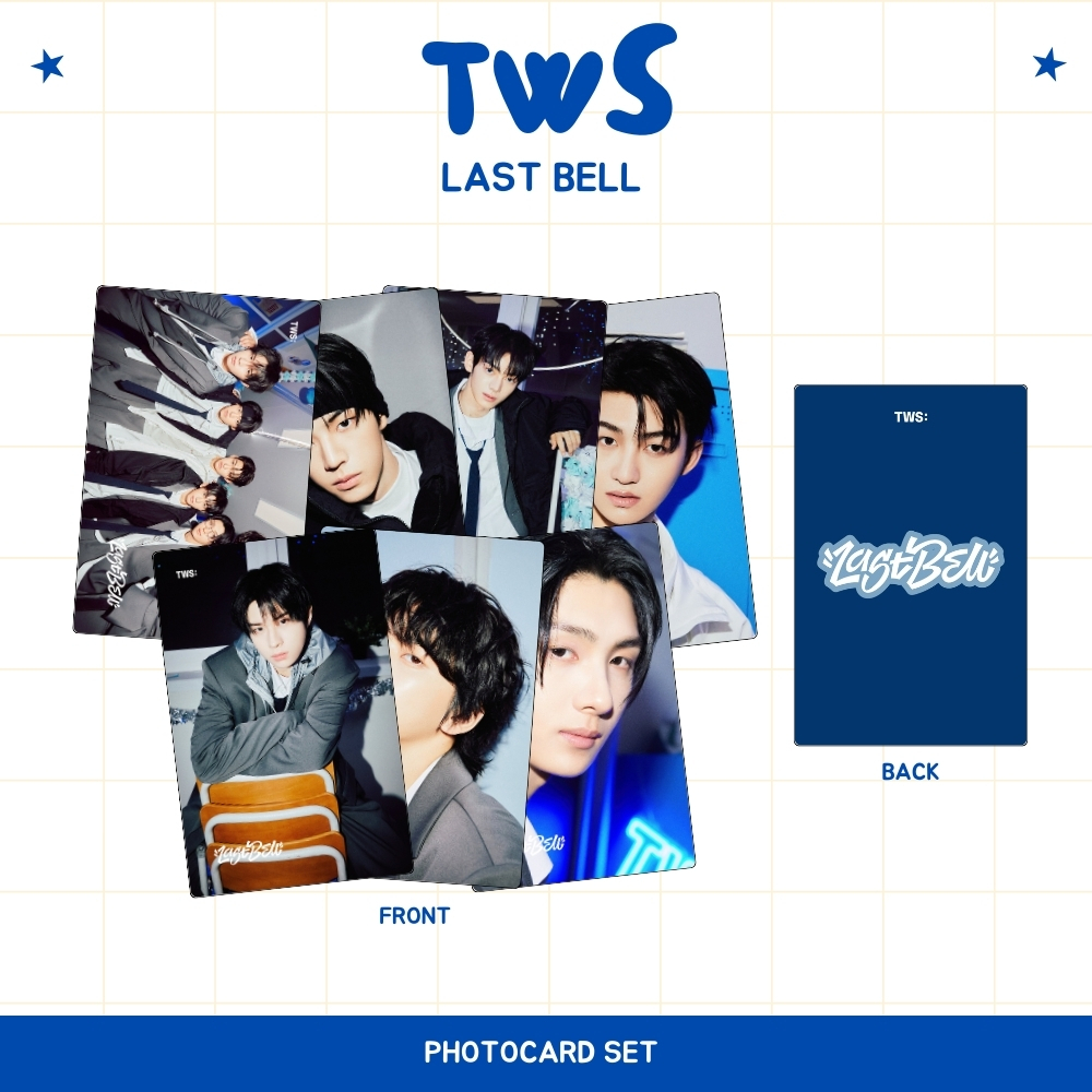 Photocard TWS LAST BELL 2 SIDES (7 PCS + 2 SIDED LAMINATED) SHANDS TTD ...