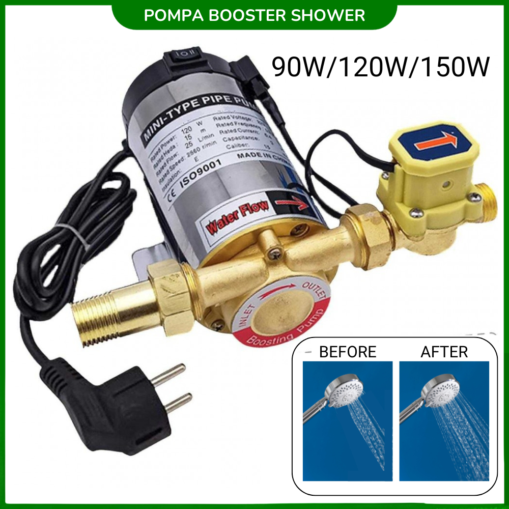 Wasser Water Pressure Booster Pump Booster Pump Shower Water Heater 100 ...