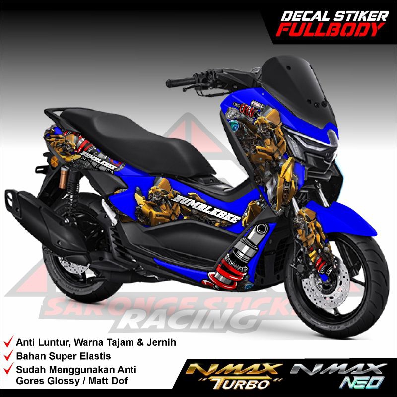 Nmax Neo Turbo Fullbody Decal Sticker Latest Motif Decal Variations ...