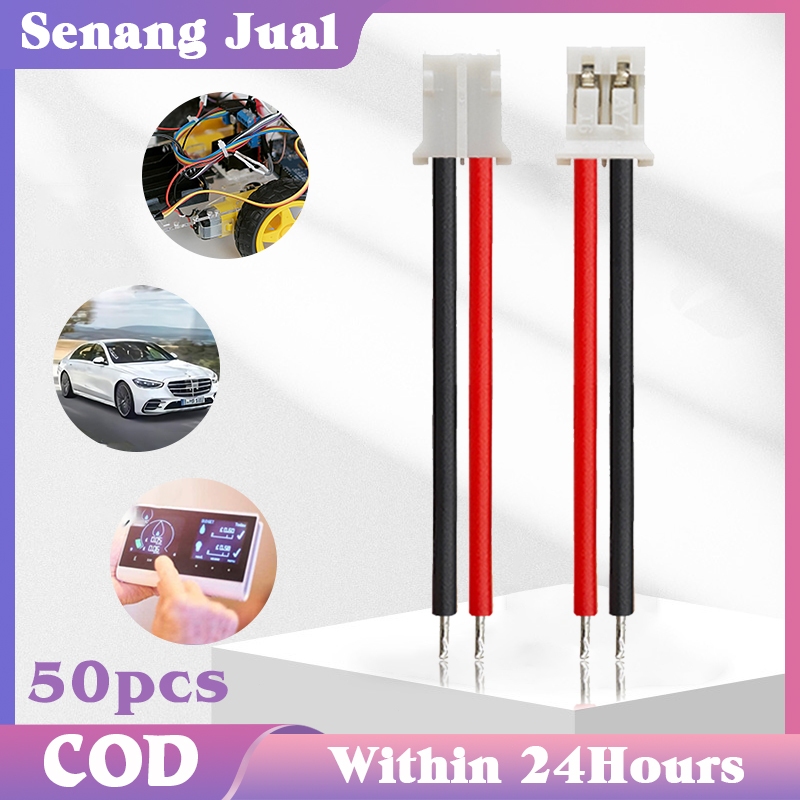 50pcs Socket Mini Micro Ph2.0 2p Male Female Pin Connector 2 Pin Plug ...