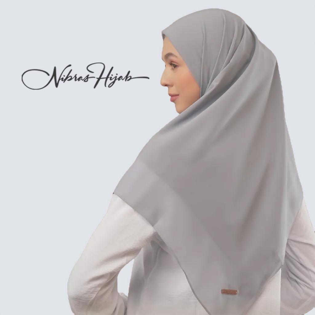 Kalasiris X Nibras Hijab Rectangular Hijab Plain Chiffon Scarf - Mecca ...