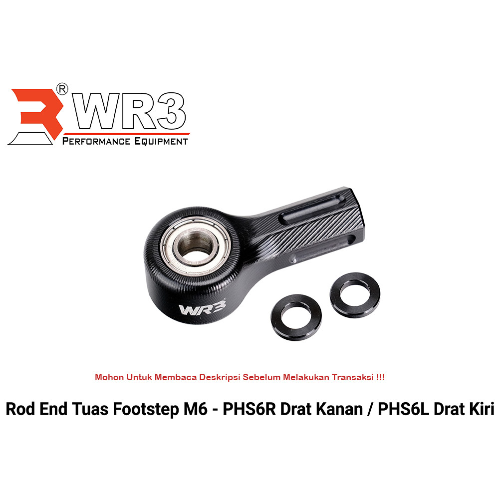 Rod End M6 PHS6 R/L Balljoint Lever Step Stand Hub WR3 Ninja 250Fi ...