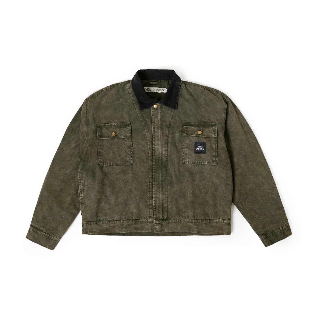 Hoi Polloy - Comrade Jacket (Washed Green) | Shopee Malaysia