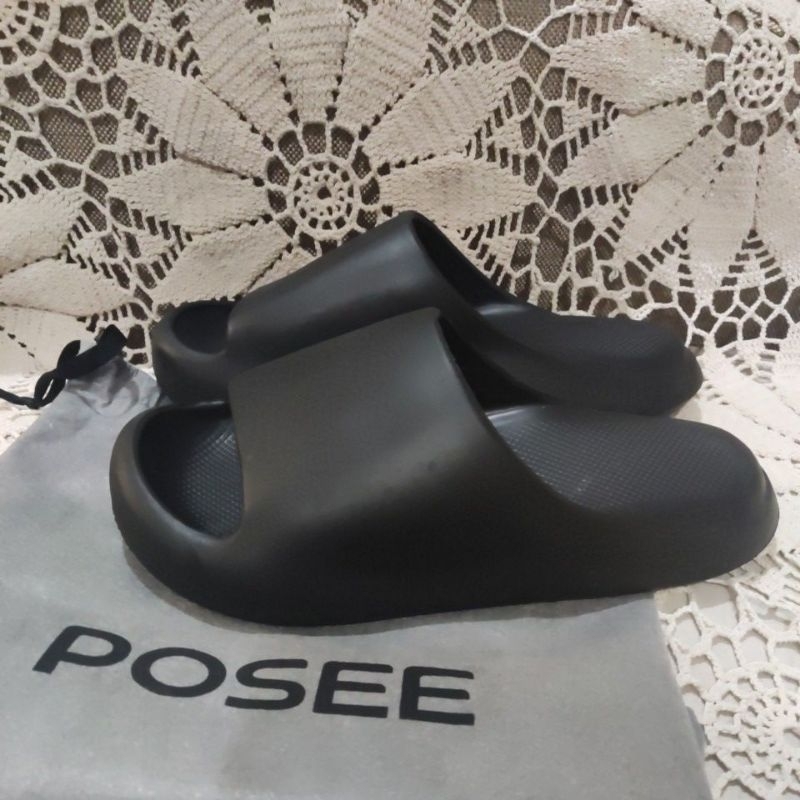 POSEE SLEEPER RUBBER SANDALS NEW | Shopee Malaysia