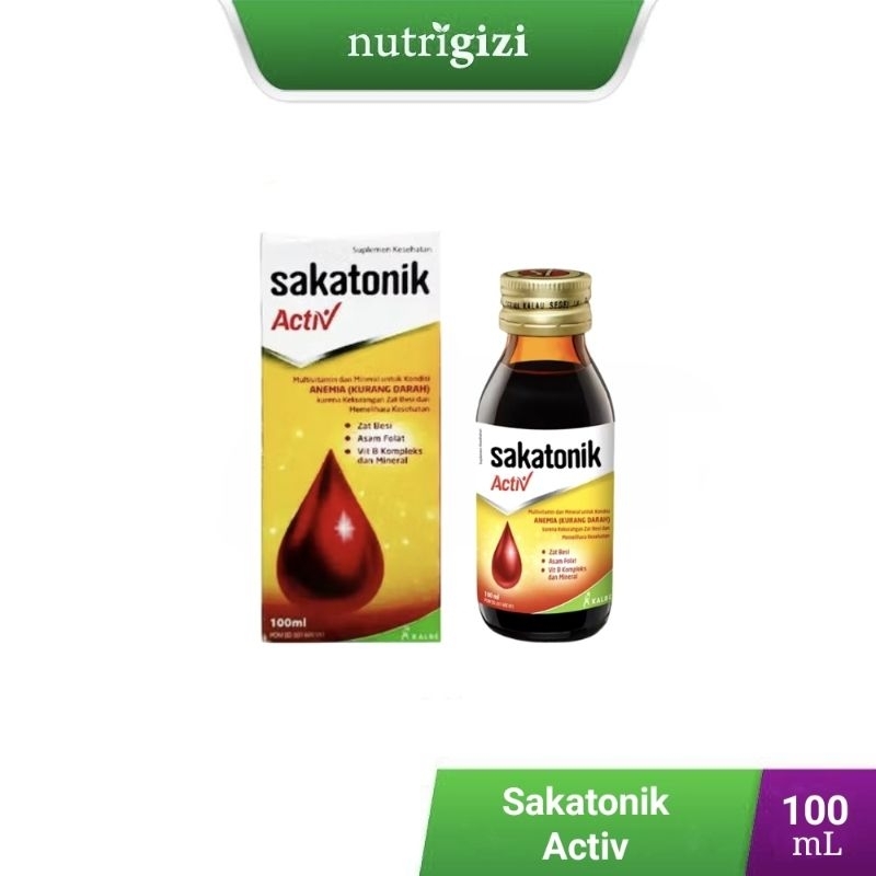 Nutrition | Kalbe Sakatonik Activ Liquid Syrup 100 ml Supplement ...