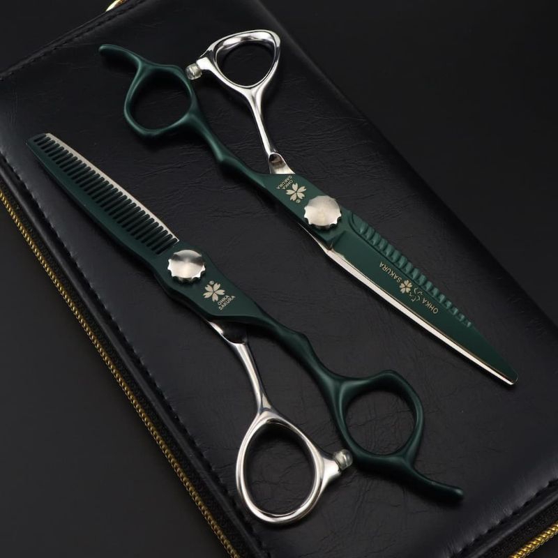 Original Japanese hair scissors, okha sakura hair scissors ...