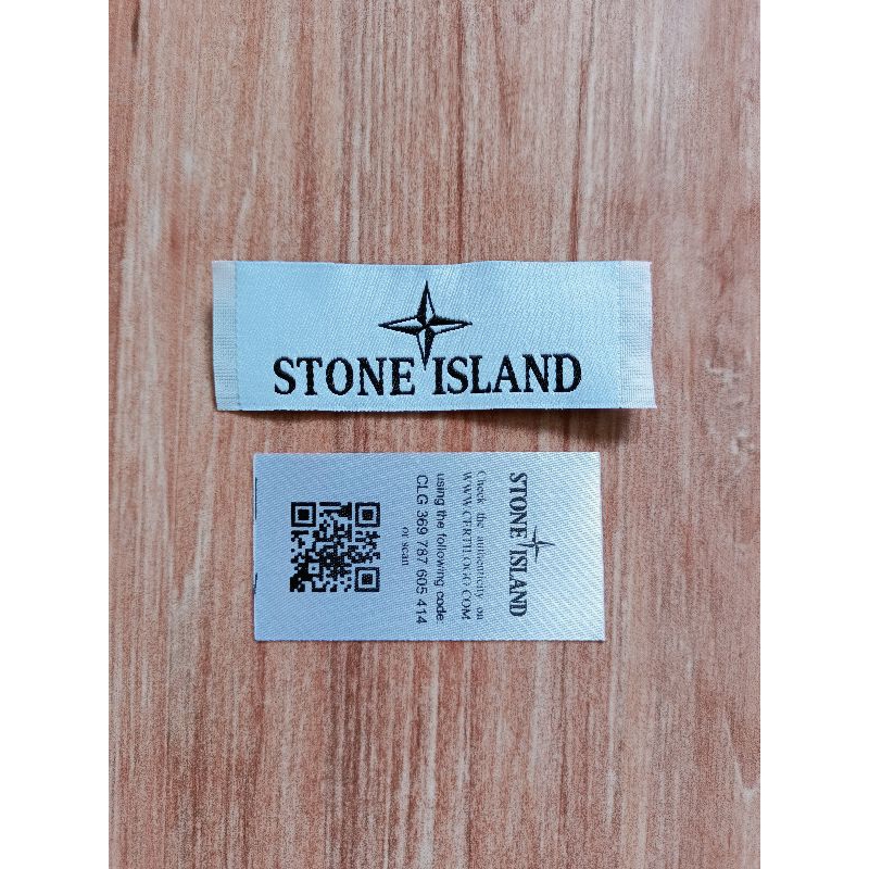 Top stone island label tag and barcode | Shopee Malaysia