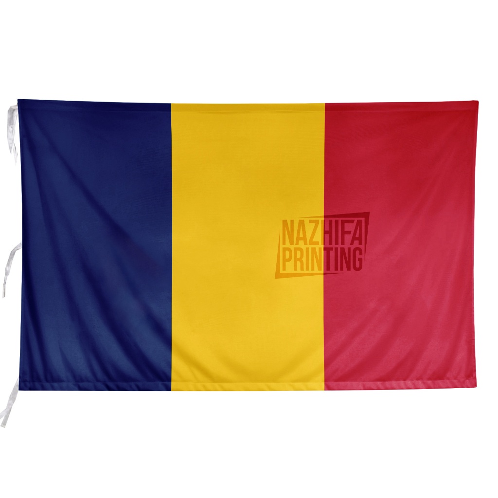Nazhifa Printing - Chad Flag, Country Flag, Small-Large Size | Shopee ...