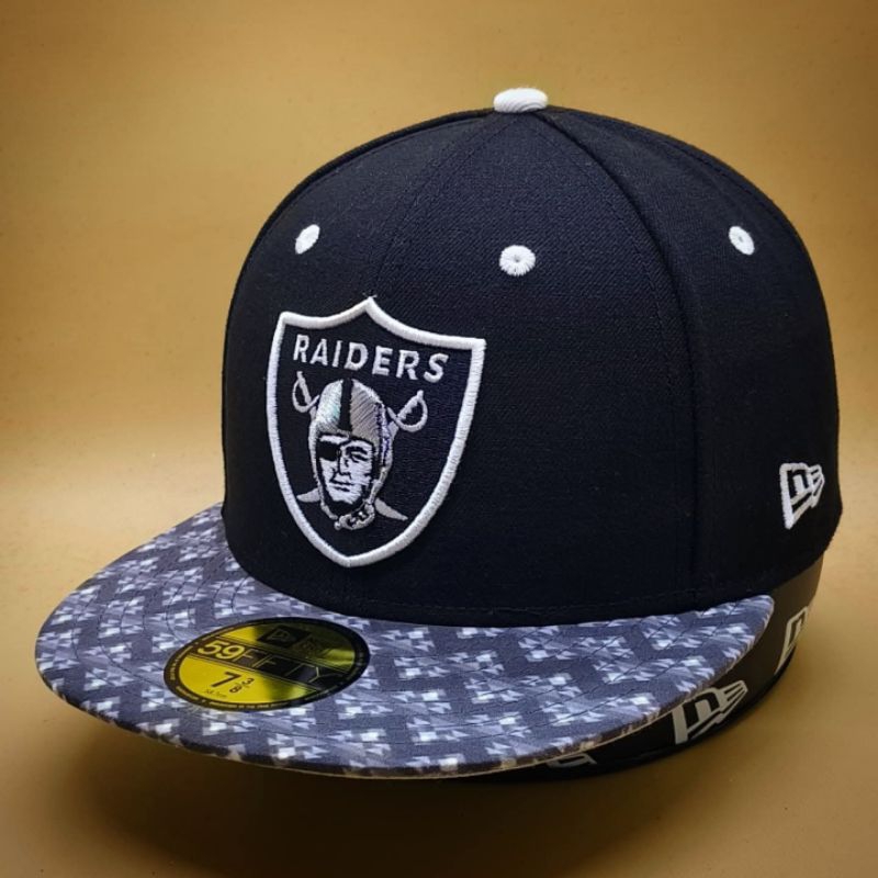 Original NE Hat Las Vegas Raiders Visor Motif 73/8 Fitted | Shopee Malaysia