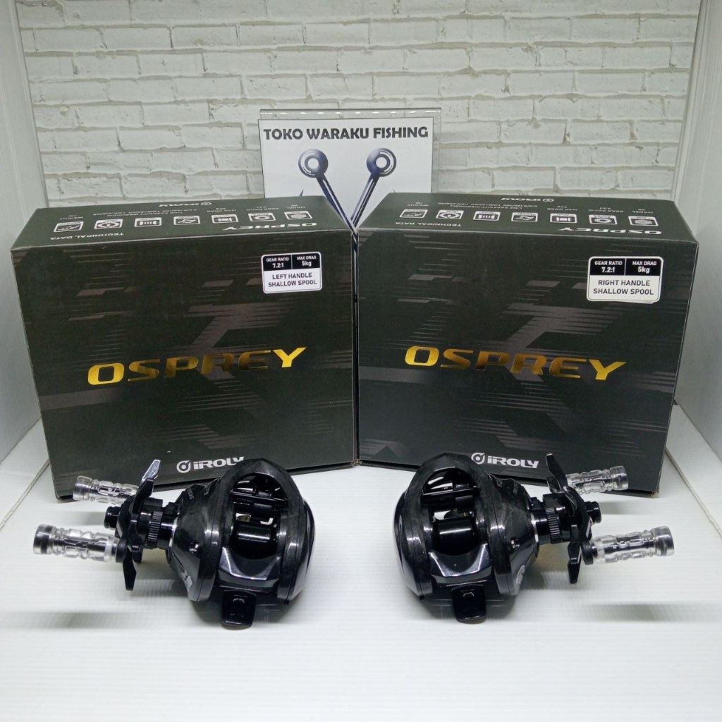 Bc IROLY OSPREY Reel // IROLY LIBERO Saltwater Resistant (Carbon ...
