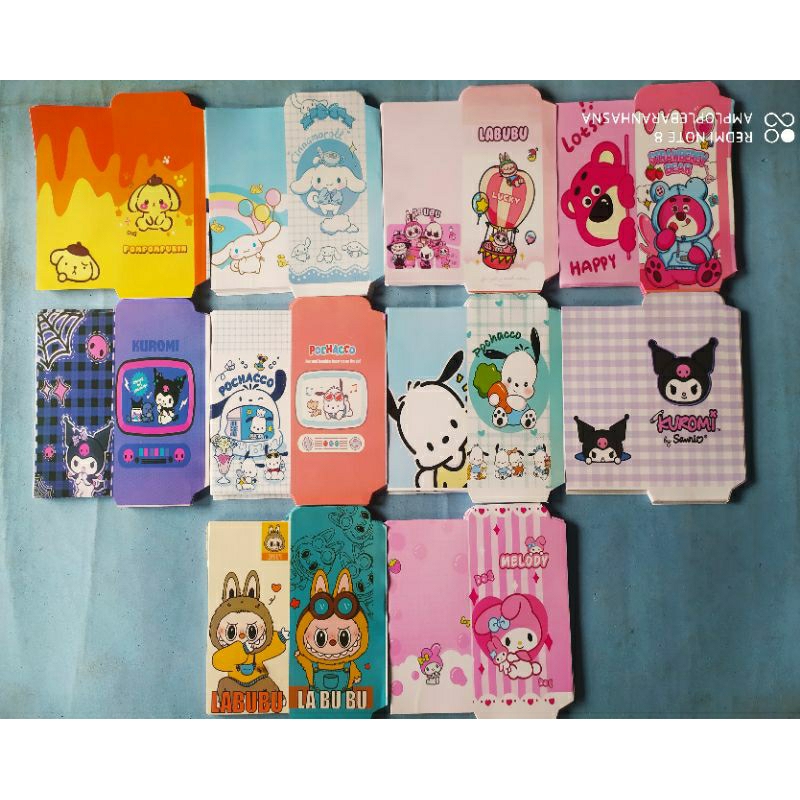 Labubu, sanrio & lotso Jumbo Envelopes 100 sheets | Shopee Malaysia