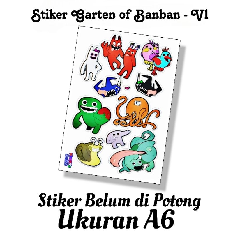 Unique Cute Sticker Garten Of Banban V1 / Character Sticker / Cute ...