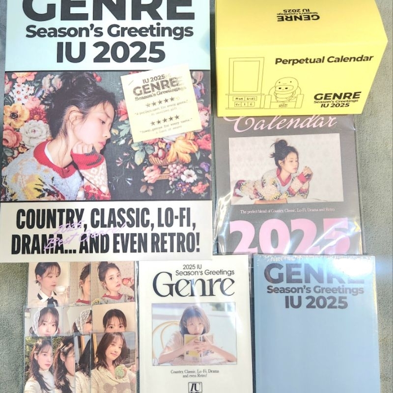 [SHARING] Iu Season's Greetings 2025 - GENRE / Diary/ Calendar Poster ...