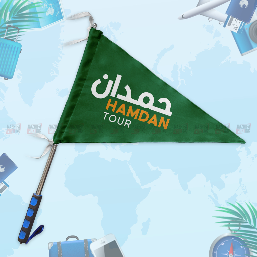 Nazhifa Printing - Print Custom Tour Guide Flags, Custom Triangle Flags ...