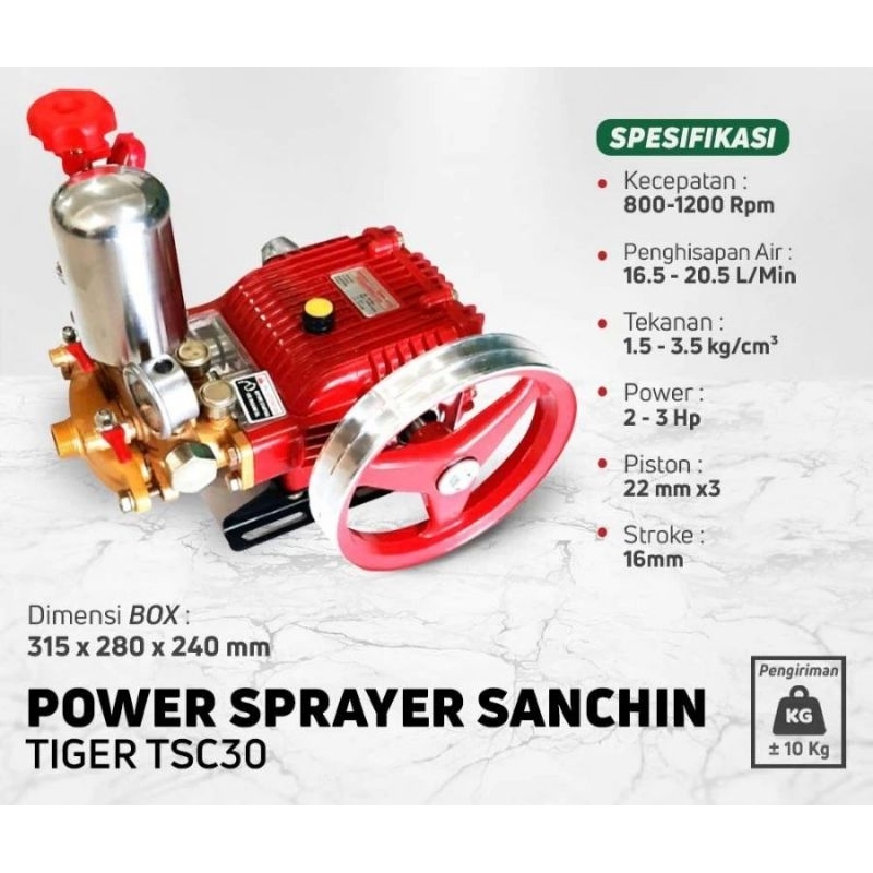 MESIN Tiger TSC30 TSC-30 MOTORCYCLE CAR WASHING POWER SPRAYER CLEANER ...