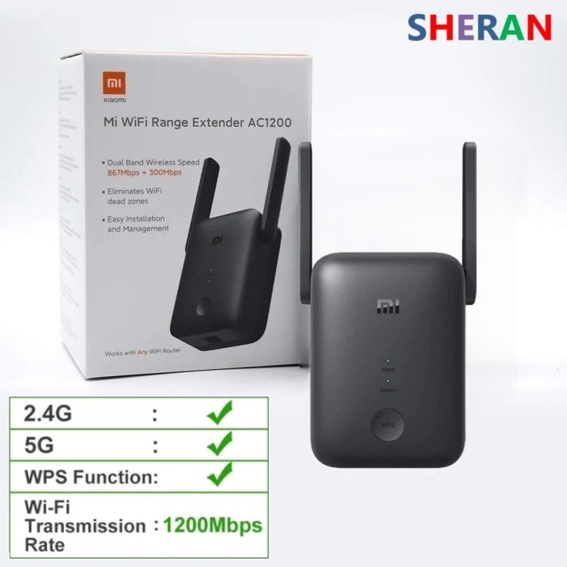 Xiaomi Mi Wifi Extender AC1200 5G High Speed Wifi Repeater 1200 Mbps 2 ...