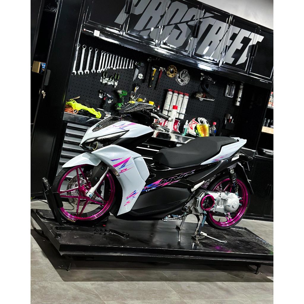 Striping STICKER ALL NEW AEROX CONNECTED NVX 155 STARLIGHT RAINBOW ...