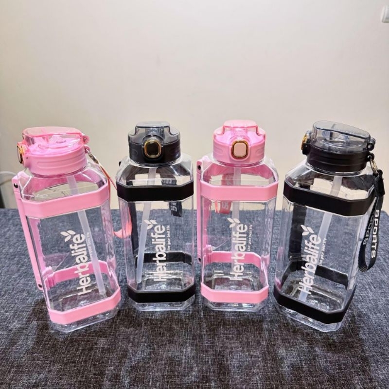 Hblf box 2 liter drinking bottle with straw and handle | Shopee Malaysia