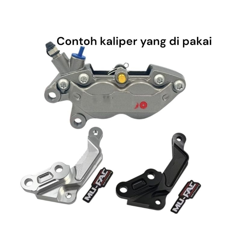 Axial 4 piston caliper bracket vario 160 disc 260mm bracket bracket ...