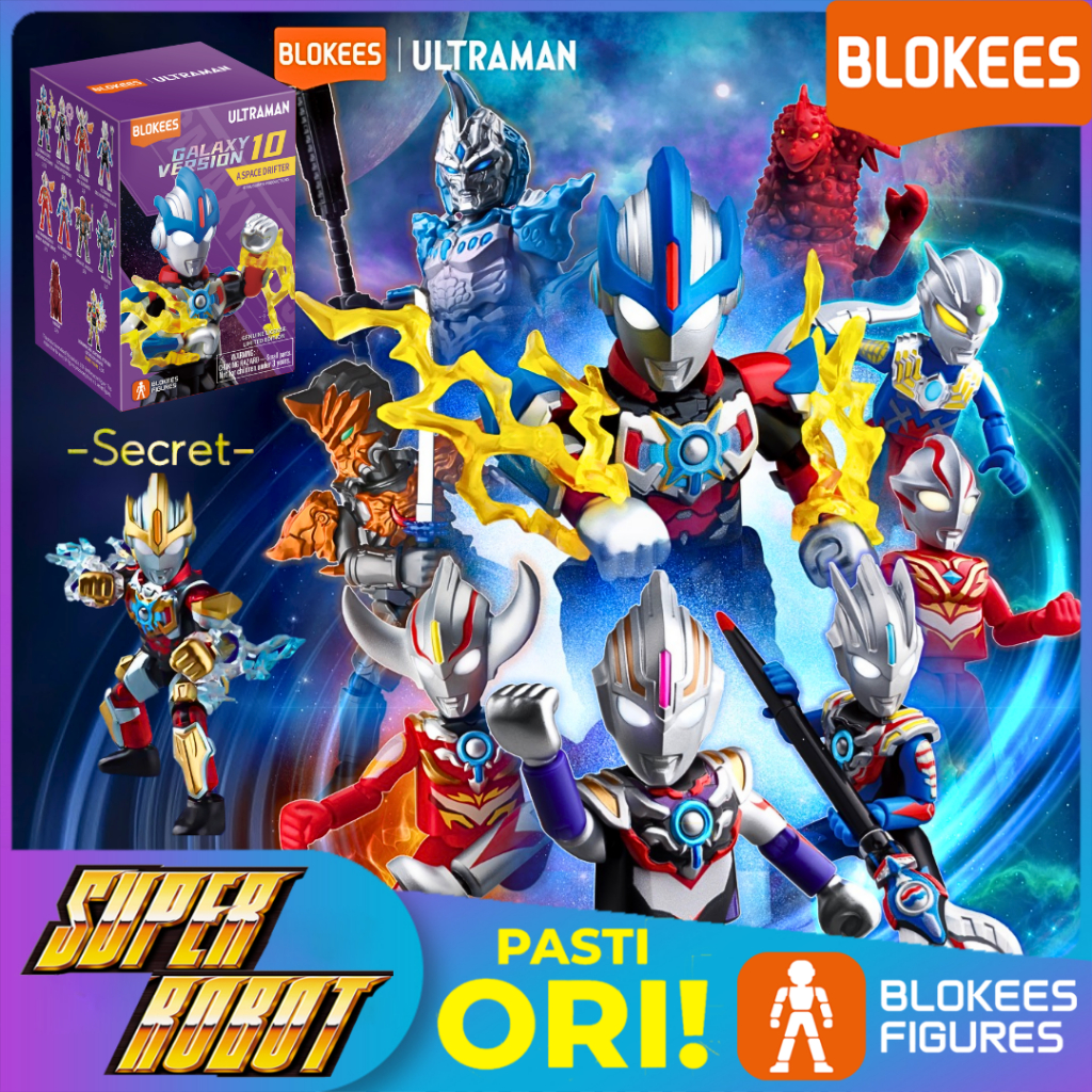 Blokees Figure Blind Box Ultraman Galaxy Version 10 Space Drifter ...