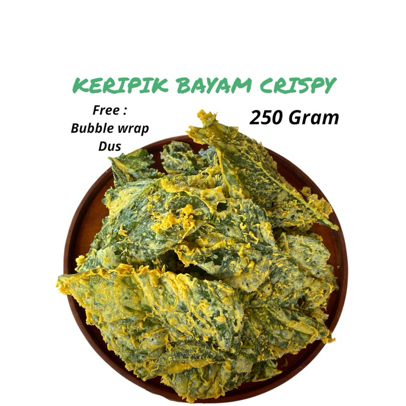 Super CRISPY SPINACH CHIPS 250 Grams NEW | Shopee Malaysia
