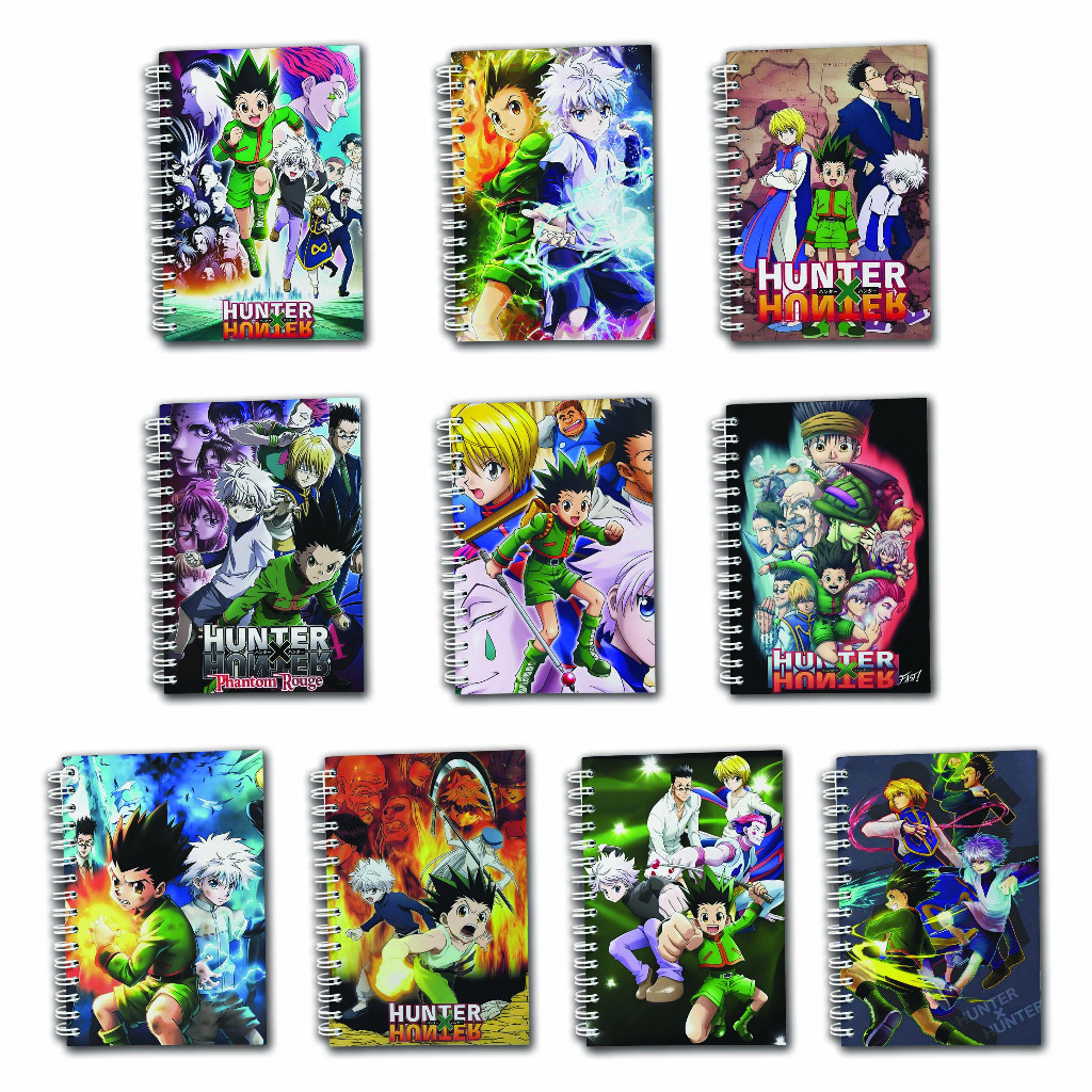 Spiral Large Note Book (10 cm X 14 cm) HUNTER X HUNTER Edition | Shopee ...