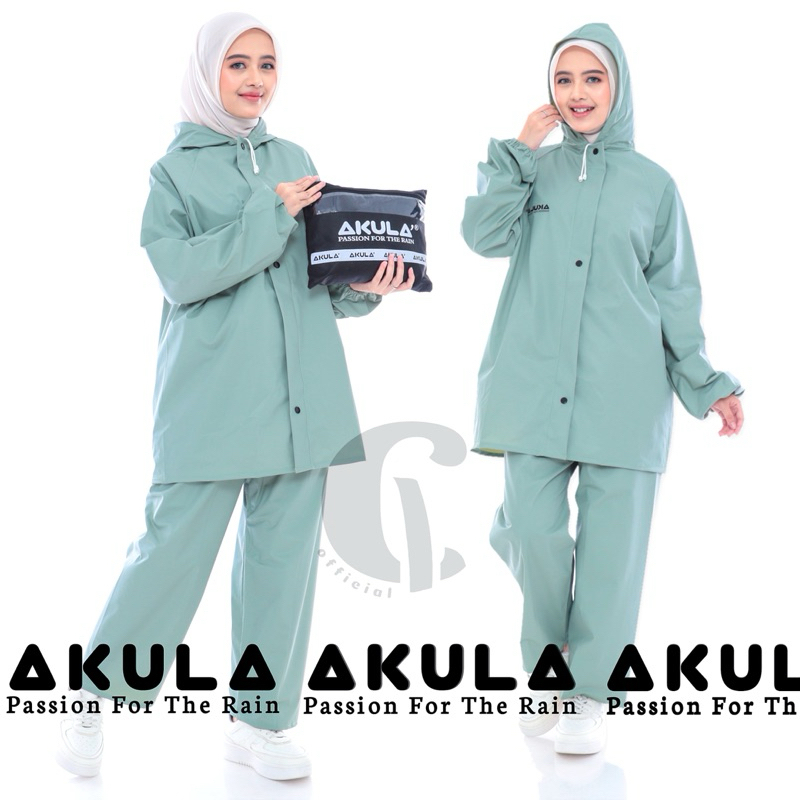 Best ORIGINAL AKULA Men's Women's Raincoat Trousers Suit | Shopee Malaysia