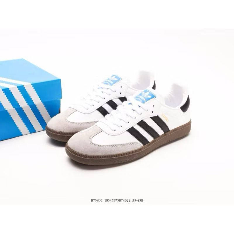 Adidas Samba OG White Black Gum Casual Shoes 100% Authentic | Adidas ...