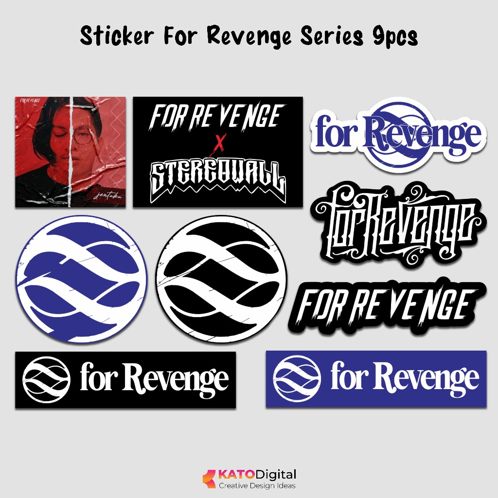Indie Pop Punk Band Sticker For Revenge Laminating Print Cut Guitar ...