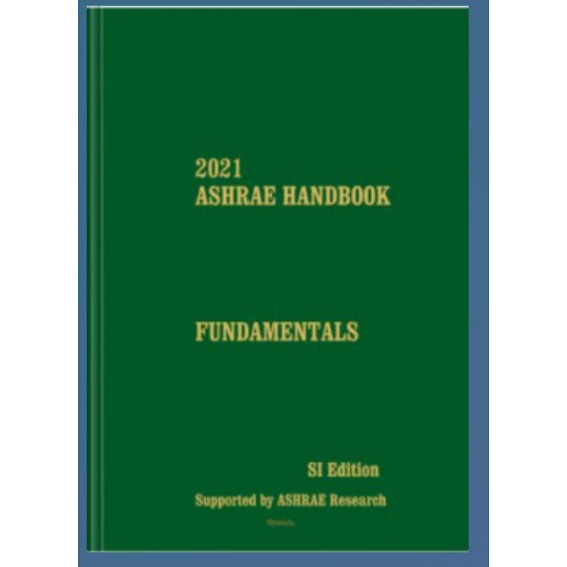 BOOK 2021 ASHRAE Handbook, Fundamentals (SI) | Shopee Malaysia