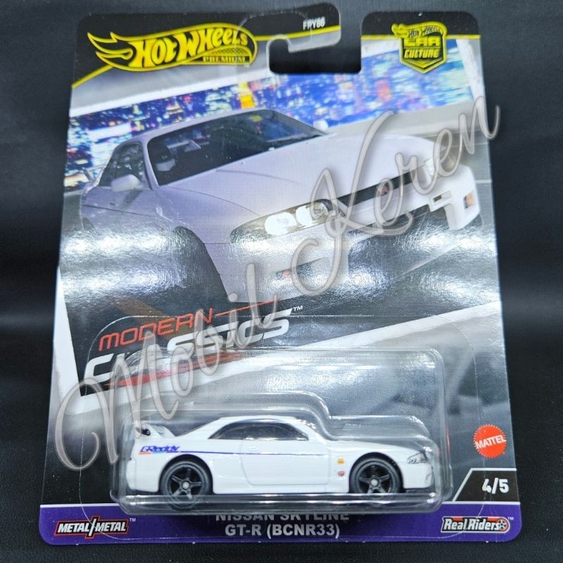 Diecast Hot Wheels Premium Modern Classics Nissan Skyline GT-R (BCNR33 ...