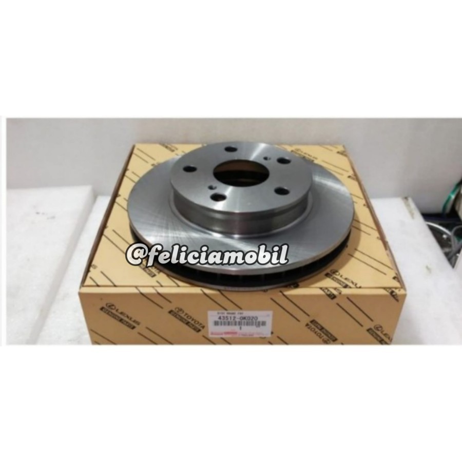 Toyota Innova Front Disc Brake Disc 43512-0K020 | Shopee Malaysia