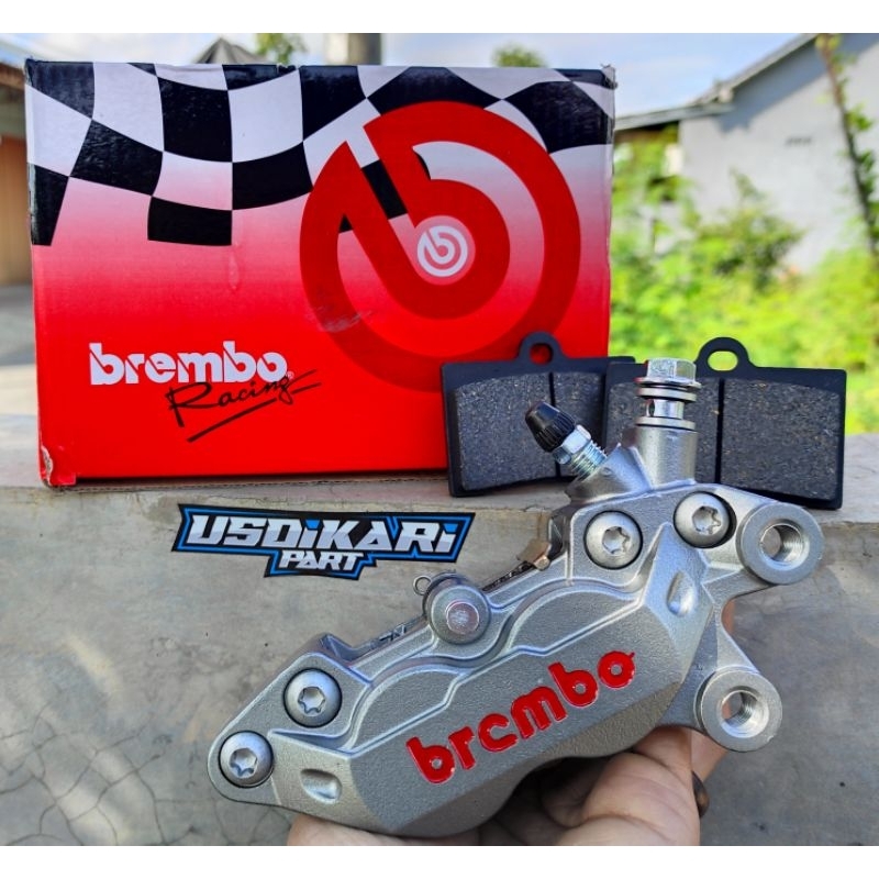 Bremb0 BREMBOO 4 piston axial BIGPOT BIG 4piston axial MONOBLOK MONOBLOCK FRONT GOVERNMENT REAR ...