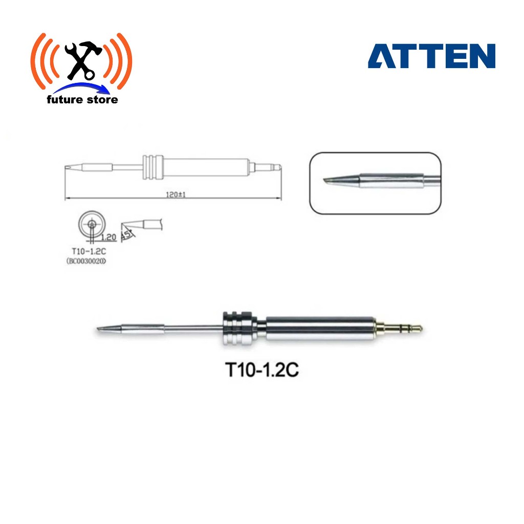 MATA ATTEN GT SERIES USB T10-1.2C ACF SOLDER BIT030014 ORIGINAL (SPECIAL PRICE) | Shopee Malaysia