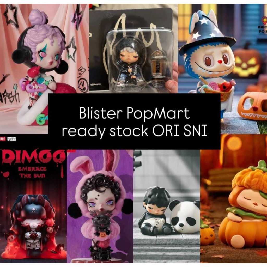 Blister figure Pop Mart figure Special Hirono Pucky SkullPanda Labubu ...
