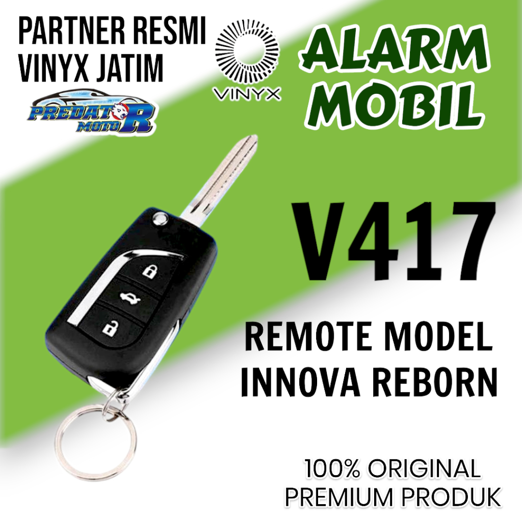 Innova Reborn Vinyx V417 Tuk Universal Folding Key Model Car Alarm ...