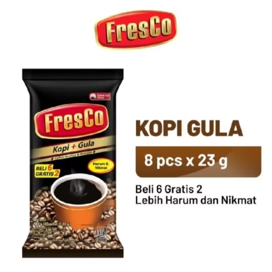Fresco Coffee Sugar 1 Bag (8 x 23 gr) | Shopee Malaysia