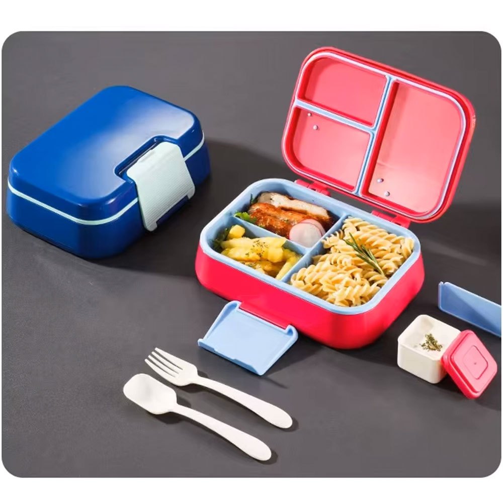 3-separated Lunch Box | Forks & Spoons | Sauce Place | Shopee Malaysia
