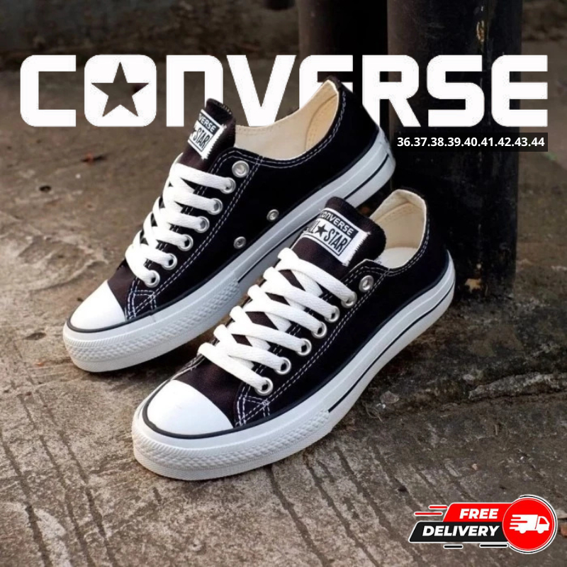 HITAM PUTIH Converse New Basketball Shoes for Elementary School Middle ...