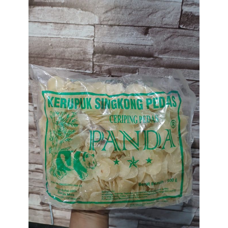 Cap Panda Spicy Cassava Cracker Chips 500 grams and Cap Unyil 250 grams ...