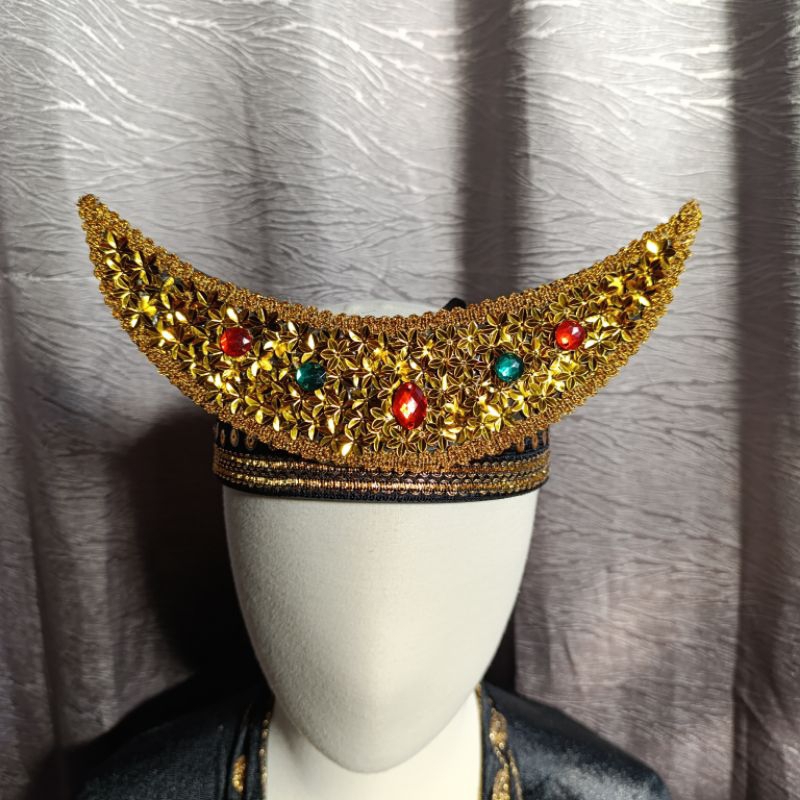 Plasment Crescent Moon Crown / NTT Traditional Headdress | Shopee Malaysia
