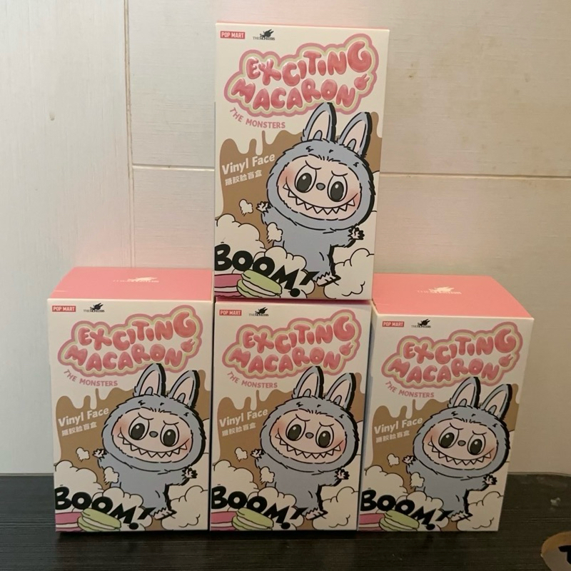 (POPMART Korea ) LABUBU The Monsters Exciting Macaron Vinyl Face Boom ...