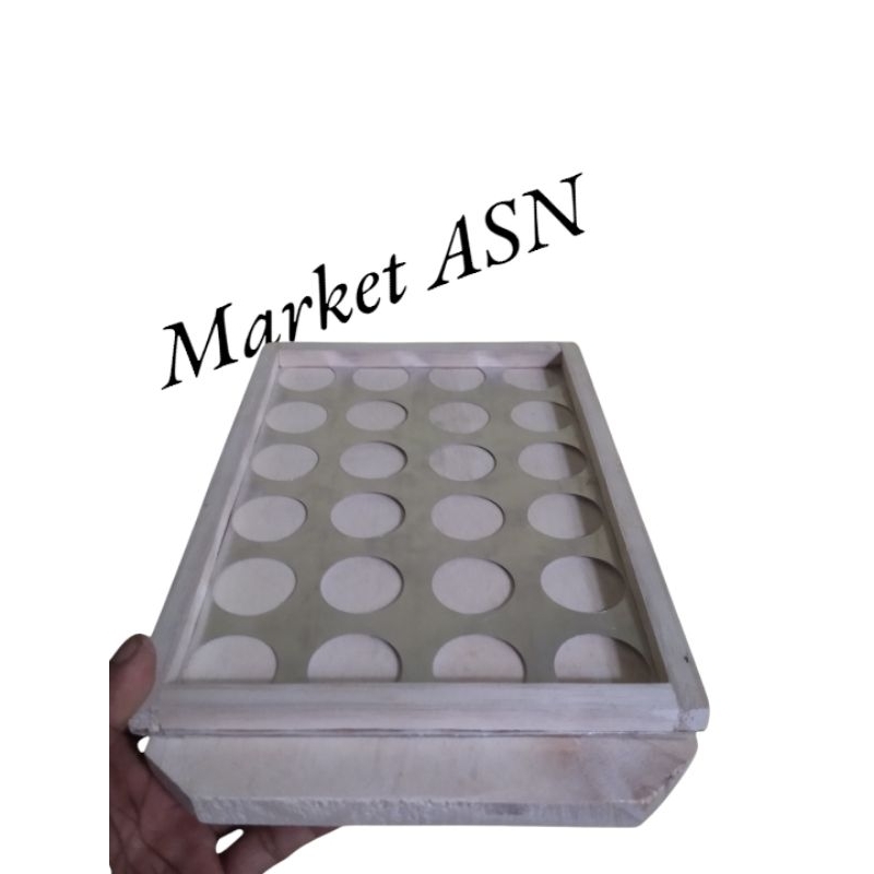 Glass chip mold. A4 size cassava chip mold contains 24 holes | Shopee ...