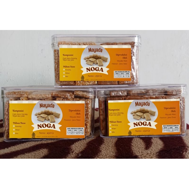 Noga Peanuts & Sesame Mayada Traditional Old School Snack | Shopee Malaysia