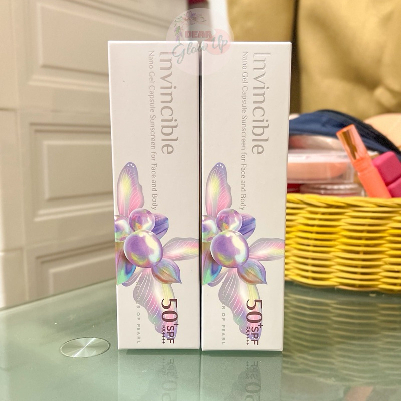 (NEW) Mother of pearl MOP - Invincible Nano Gel Capsule Sunscreen SPF ...