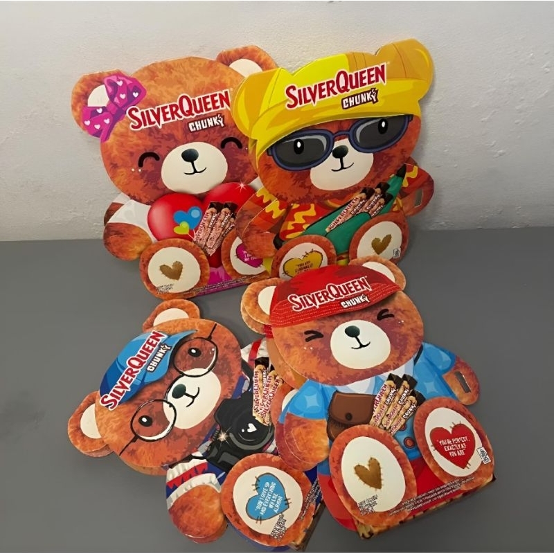 Silver Queen Chunky Bear (Can Request Image) | Shopee Malaysia