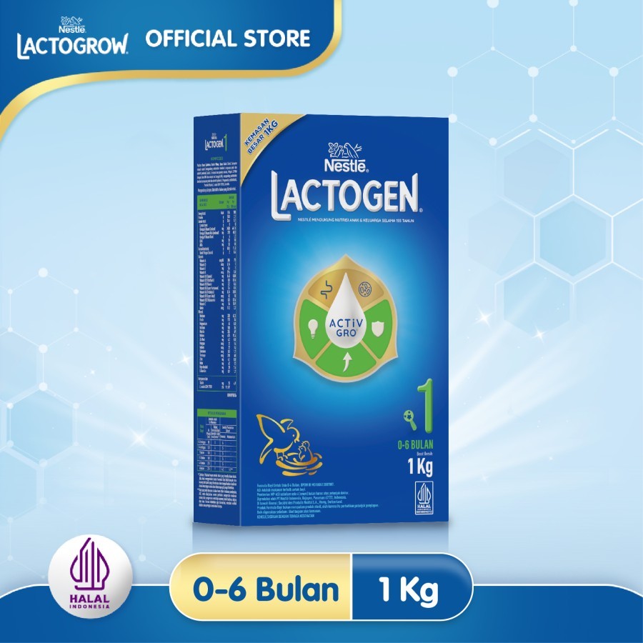 Nestlé LACTOGEN 1 Formula Milk 0-6 months Box 1Kg | Shopee Malaysia