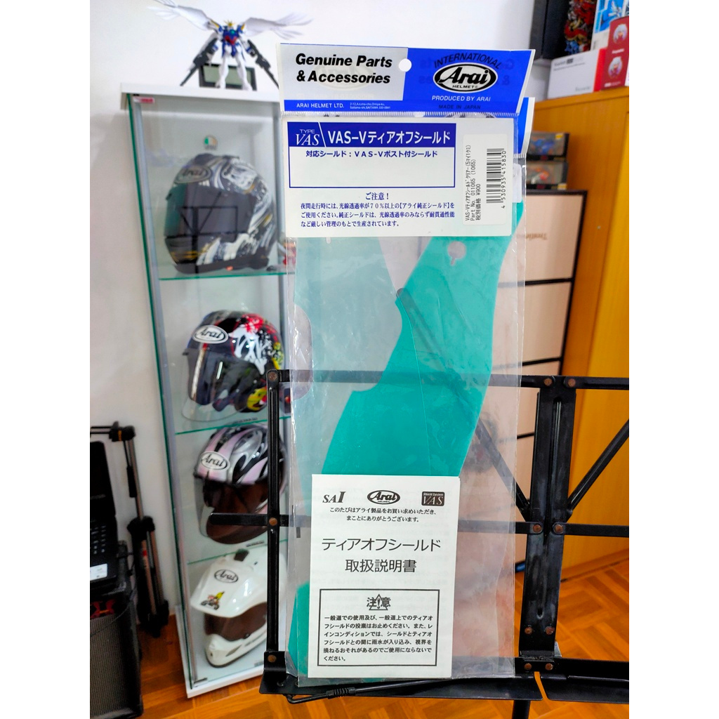 Original TEAR OFF HELMET ARAI RX-7X CORSAIR-X RX-7V VAS-V | Shopee Malaysia
