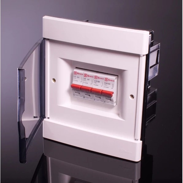 Original Transparent Inbow 4 Group MCB Box 17104-50 Broco | Shopee Malaysia