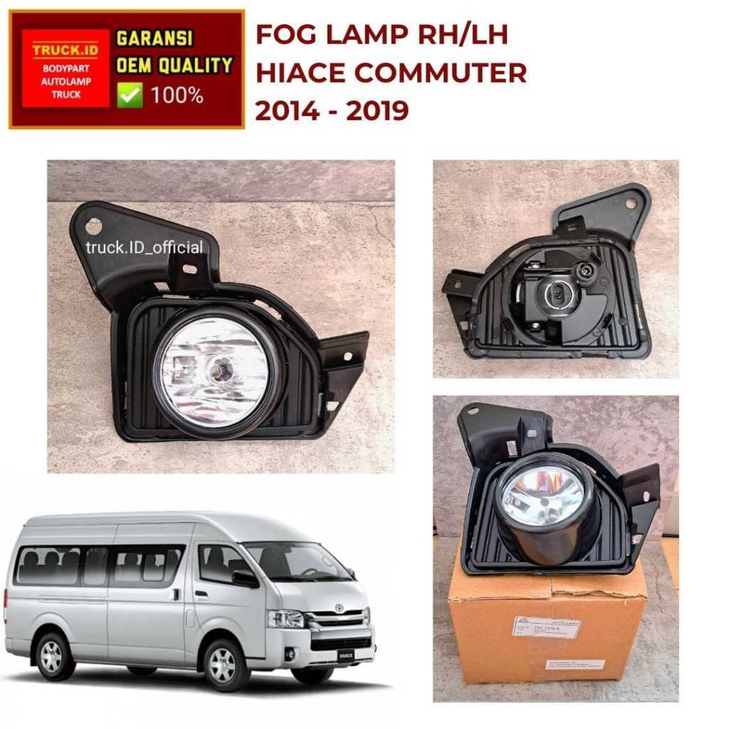 Foglamp FOG LAMP BUMPER FOG LAMP HIACE 2014 2015 2016 2017 2018 2019 RH ...